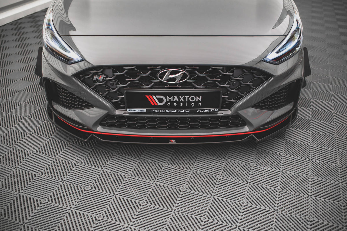 Maxton Design - Front Splitter V.2 Hyundai I30N MK3 Facelift Hatchback ...