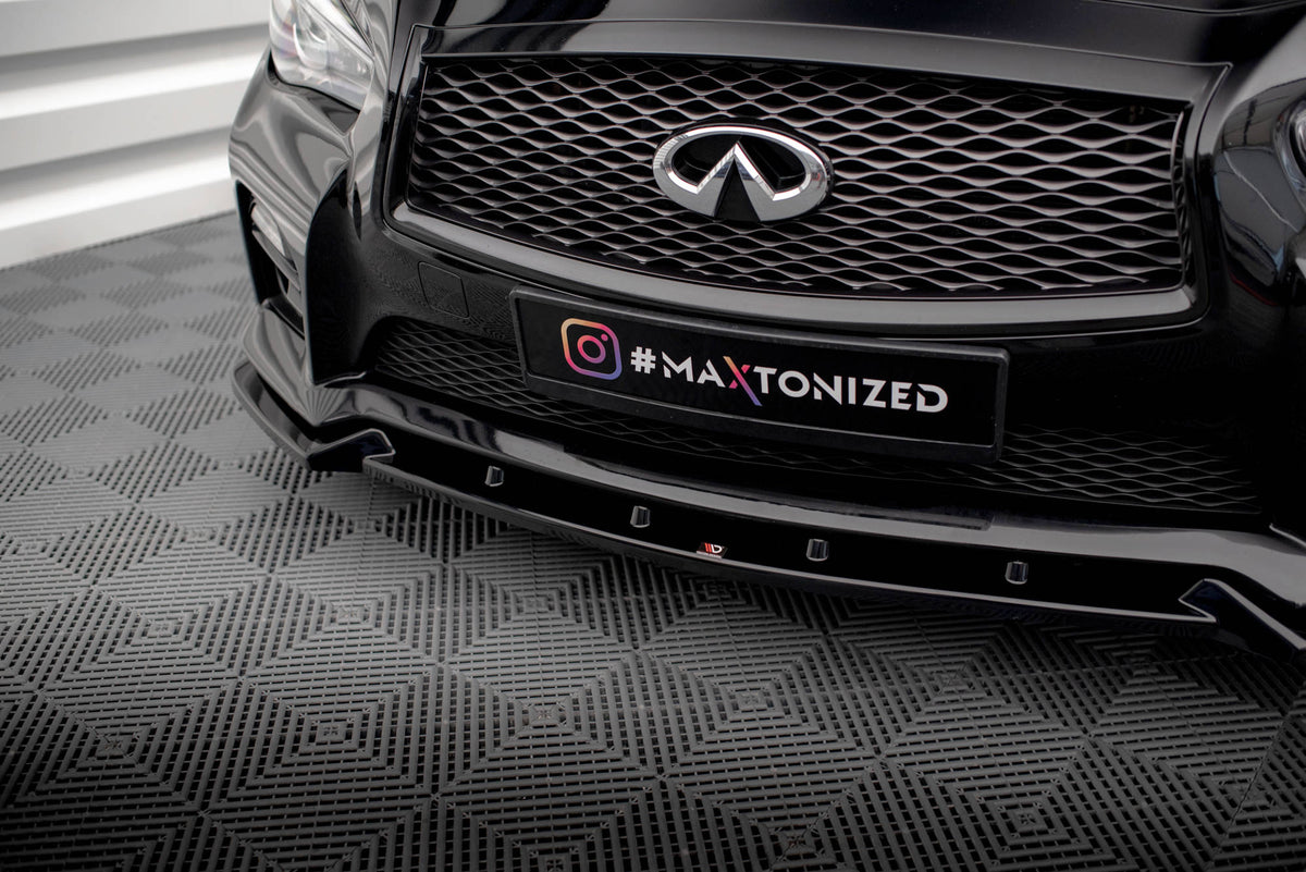 Maxton Design - Front Splitter V.2 Infiniti Q50 S MK1 | Royal Body Kits