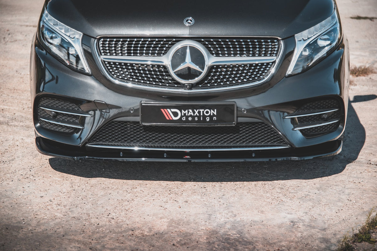 Maxton Design - Front Splitter V.2 Mercedes Benz V-Class AMG-Line W447 ...