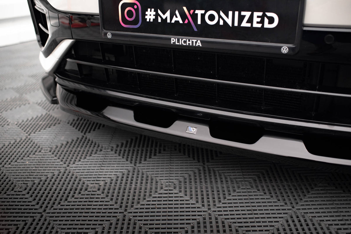 Maxton Design - Front Splitter V.2 Volkswagen T-Roc R / R-Line MK1 ...