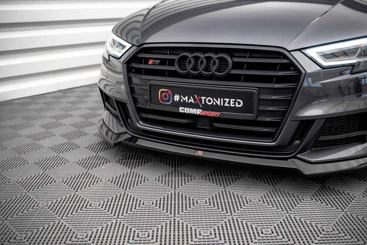 Maxton Design - Front Splitter V.3 Audi S3 & A3 S-Line Sportback 8V ...