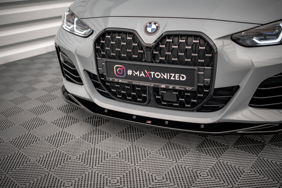 Maxton Design - Front Splitter V.3 BMW Series 4 / i4 Gran Coupe M-Pack ...