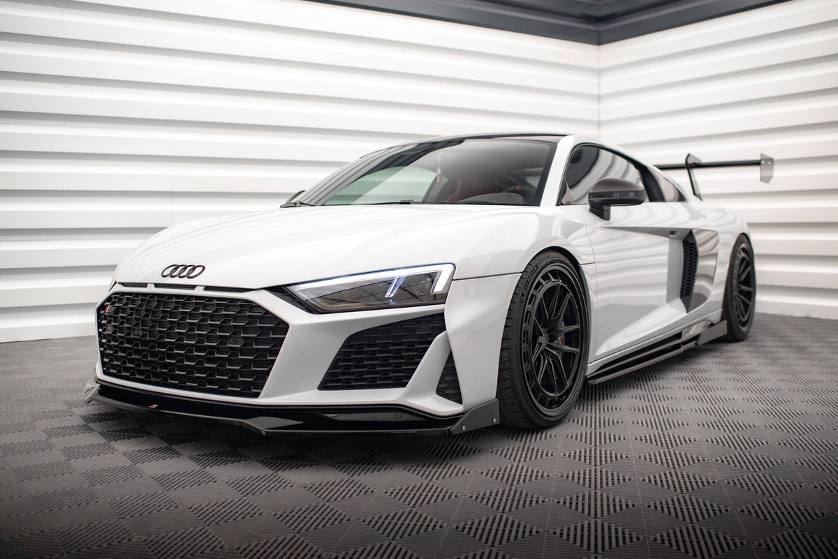 Maxton Design - Front Splitter V.3 + Flaps Audi R8 MK2 Facelift | Royal ...