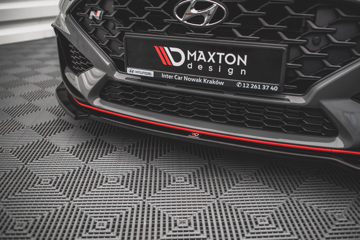 Maxton Design - Front Splitter V.3 Hyundai I30N MK3 Facelift Hatchback ...
