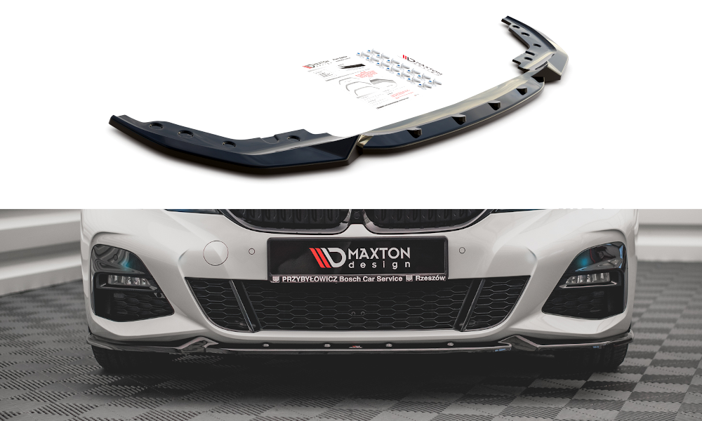 Maxton Design - Front Splitter V.4 BMW Series 3 G20 / G21 M-Pack | Royal Body Kits