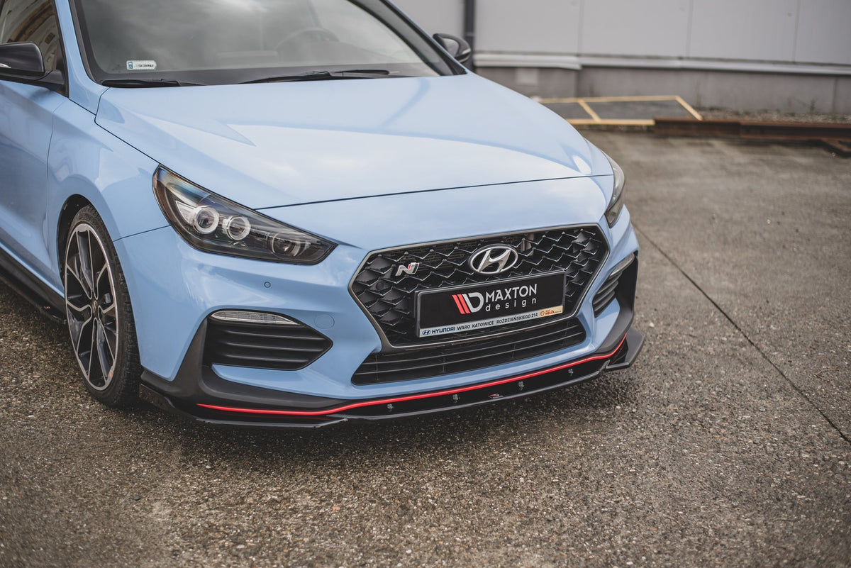 Maxton Design - Front Splitter V.4 for Hyundai I30N MK3 Hatchback ...