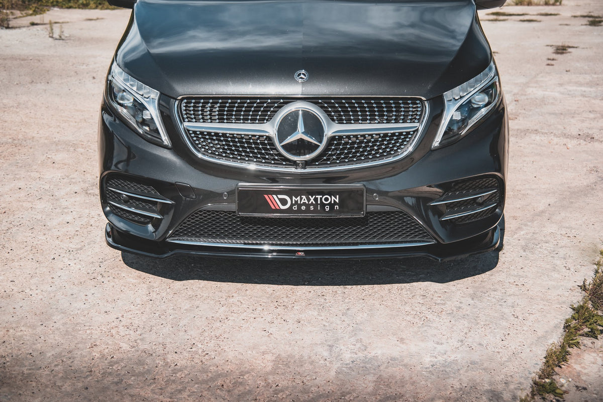 Maxton Design - Front Splitter V.4 Mercedes Benz V-Class AMG-Line W447 ...