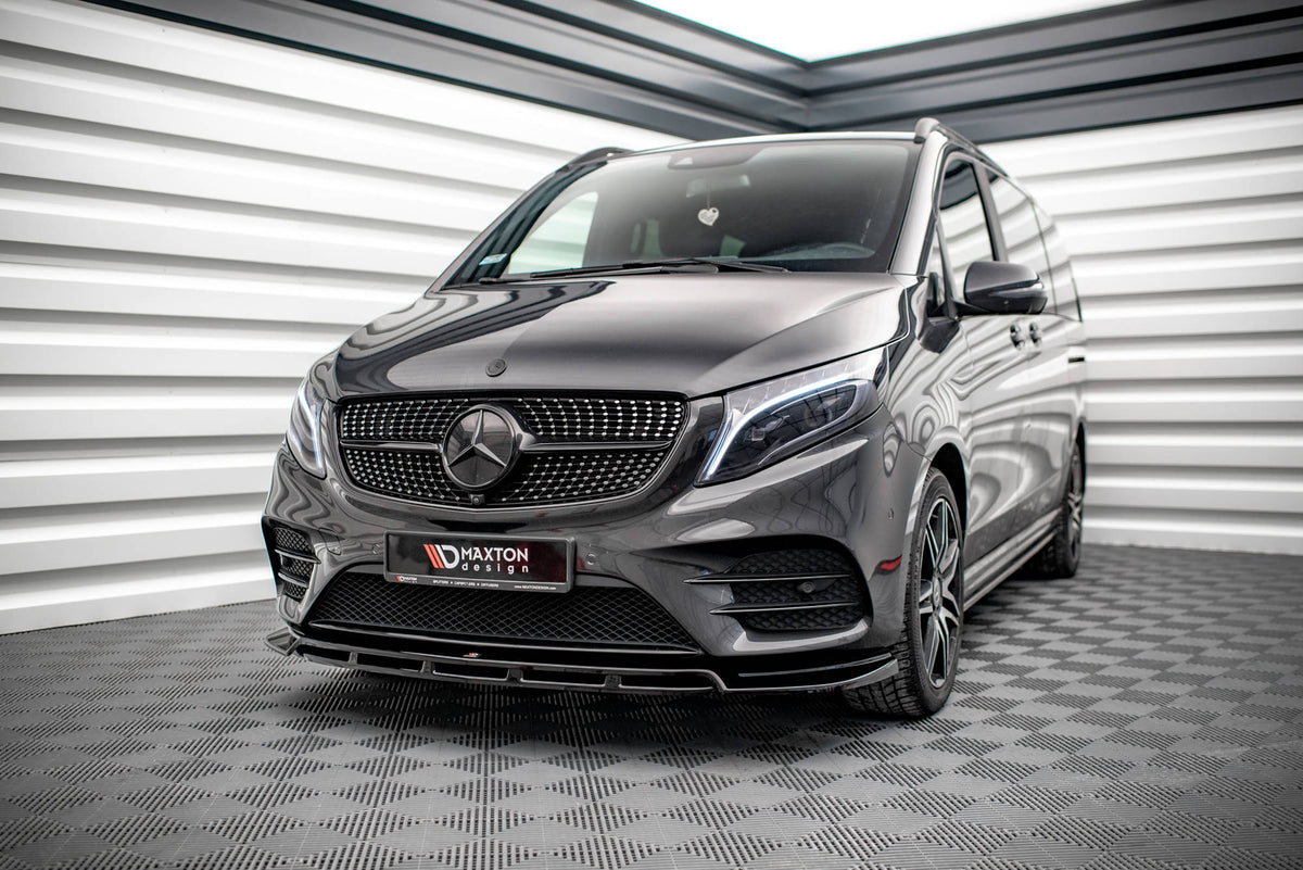 Maxton Design - Front Splitter V.5 Mercedes Benz V-Class AMG-Line W447 Facelift | Royal Body Kits