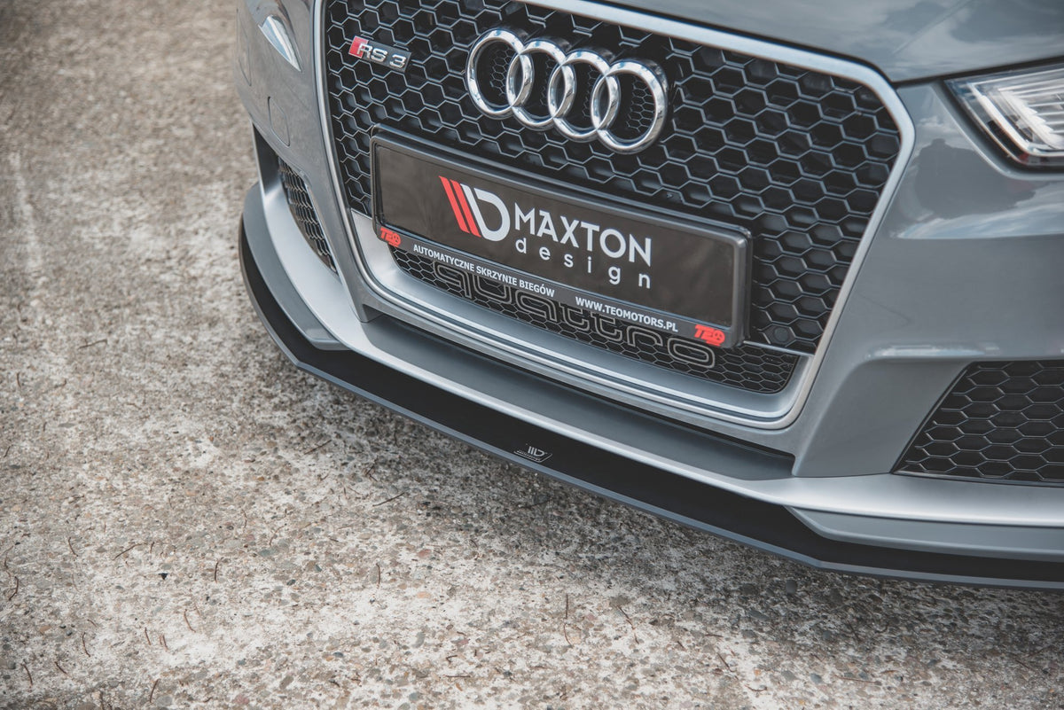 Maxton Design - Racing Durability Front Splitter Audi RS3 8V Sportback ...