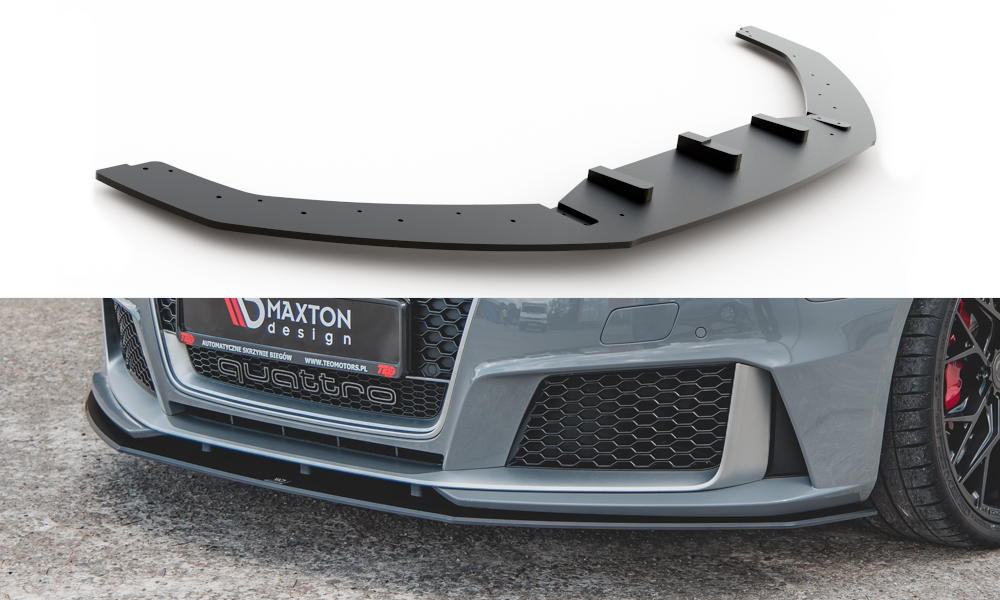 Maxton Design - Racing Durability Front Splitter Audi RS3 8V Sportback ...