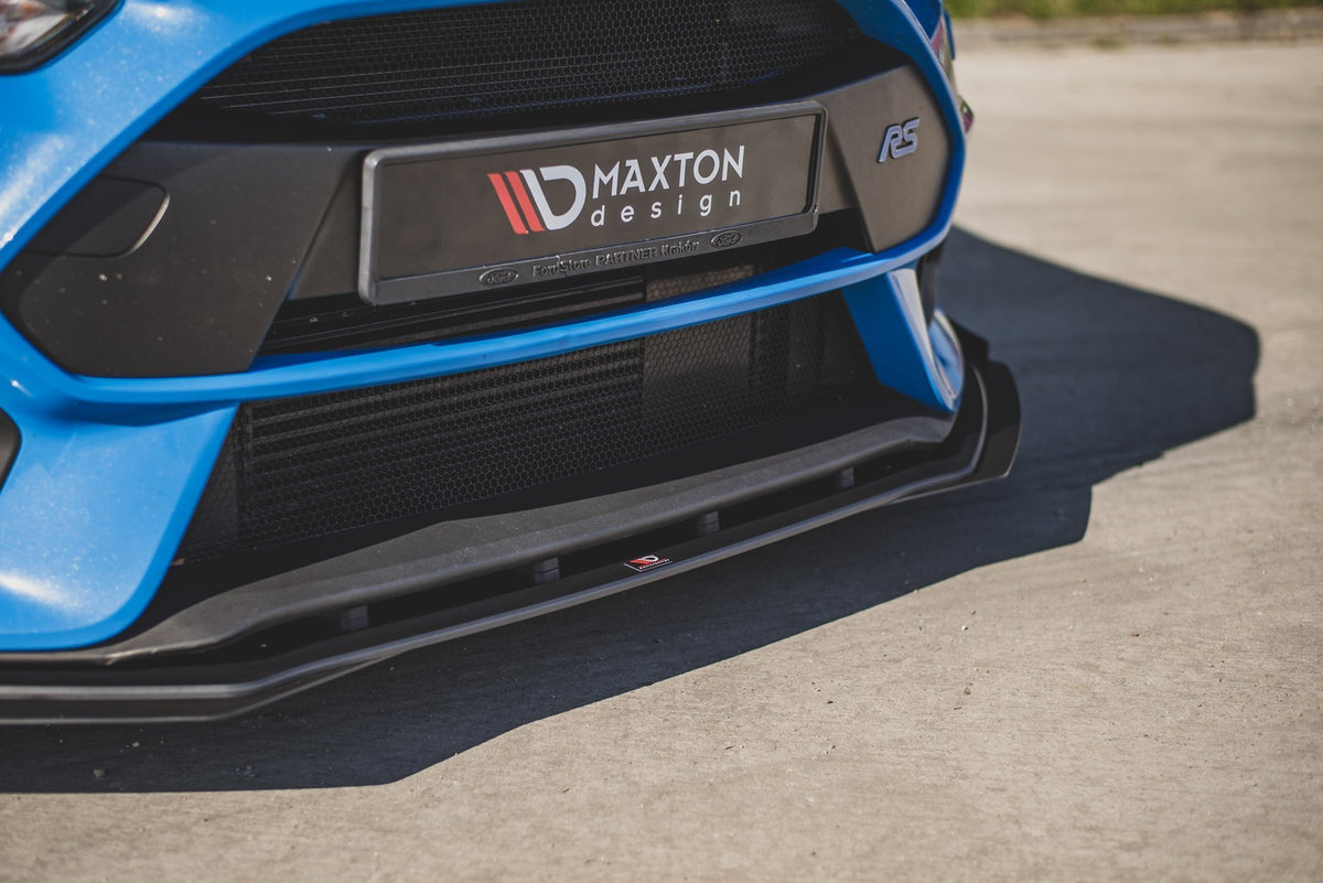 Maxton Design - Racing Durability Front Splitter + Flaps Ford Focus RS ...