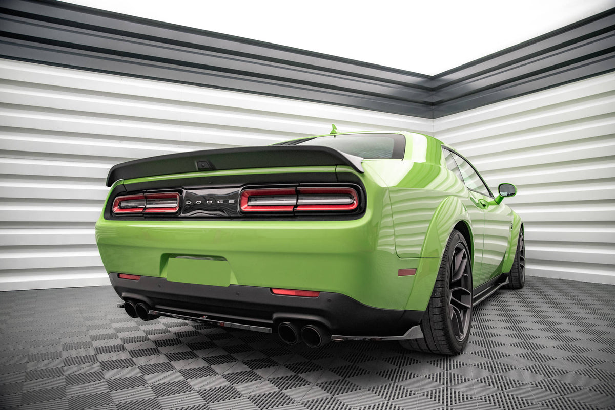 Maxton Design - Rear Side Splitters Dodge Challenger SRT Hellcat Wide ...