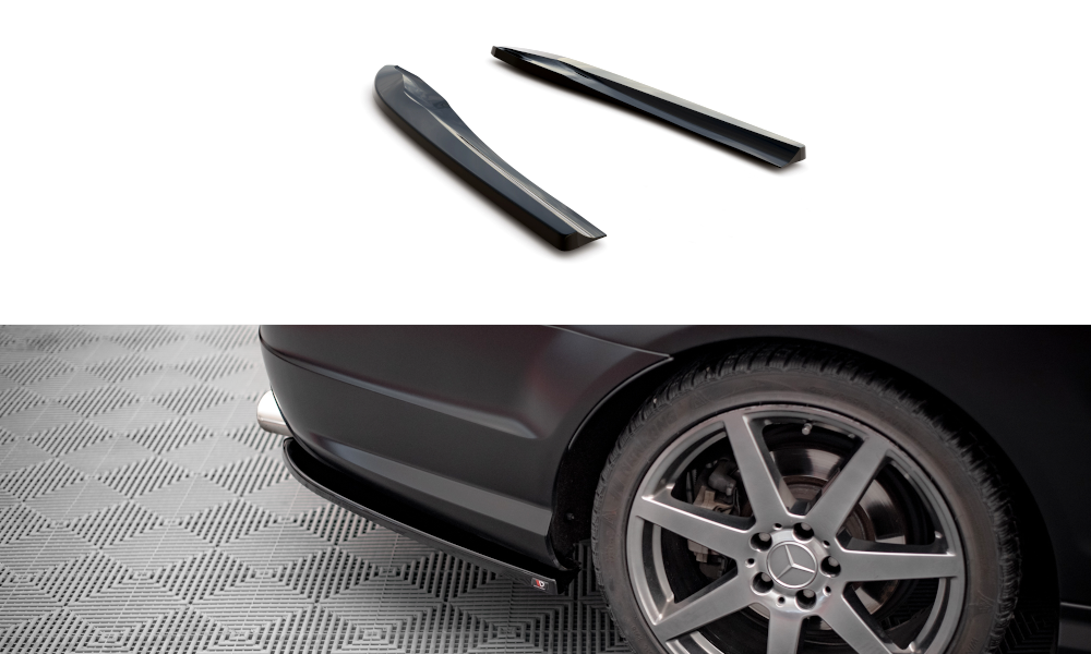 Maxton Design - Rear Side Splitters Mercedes Benz C-Class Coupe/Sedan ...