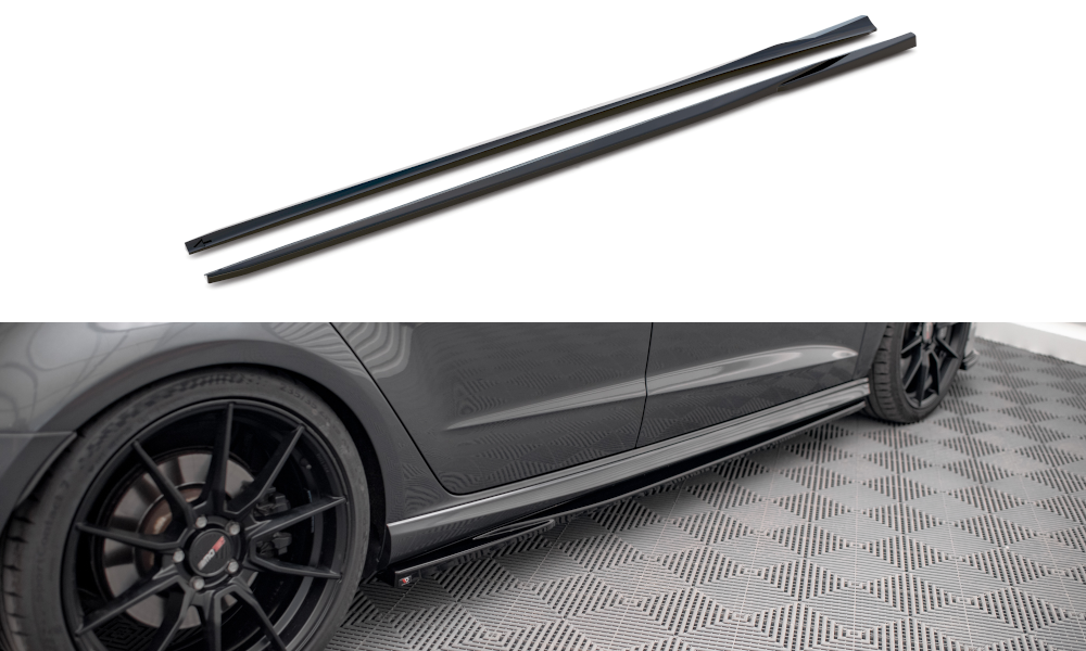 Maxton Design - Side Skirts Diffusers Audi S3 & A3 S-Line Sportback 8V ...