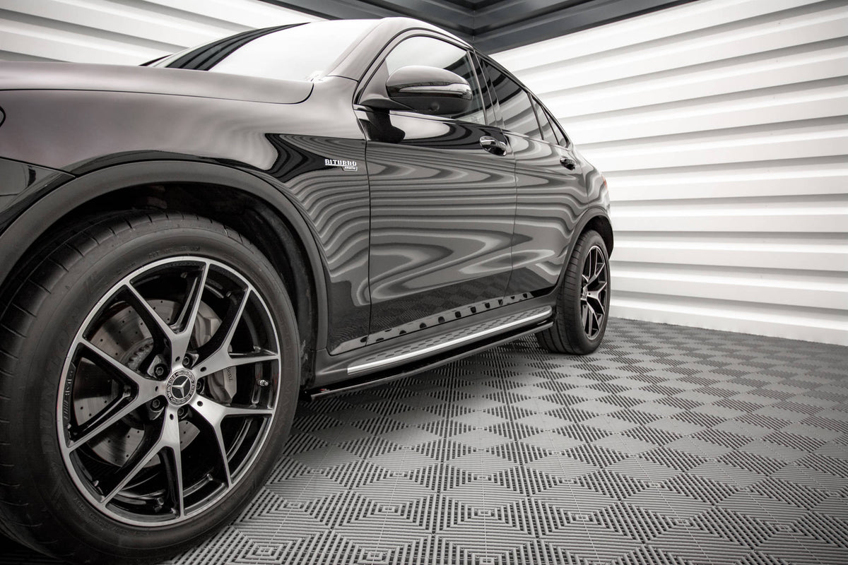 Maxton Design - Side Skirts Diffusers Mercedes Benz GLC-Class Coupe AMG ...