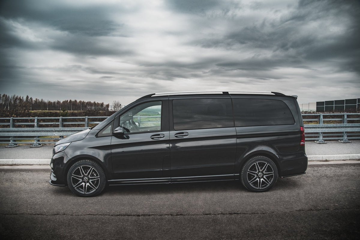 Maxton Design - Side Skirts Diffusers Mercedes Benz V-Class Long AMG ...