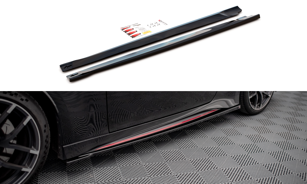 Maxton Design - Side Skirts Diffusers V.1 Nissan 370Z Nismo Facelift ...