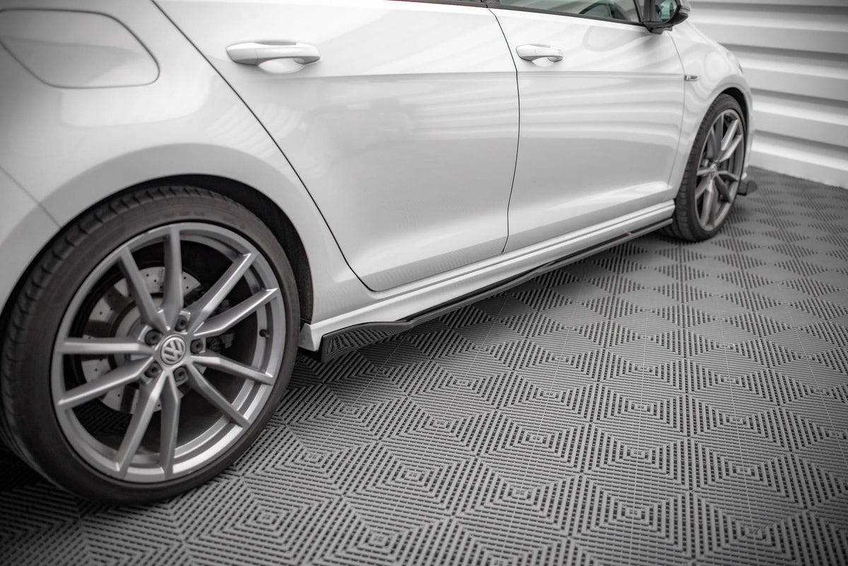 Maxton Design - Side Skirts Diffusers V.2 Volkswagen Golf R MK7 | Royal ...
