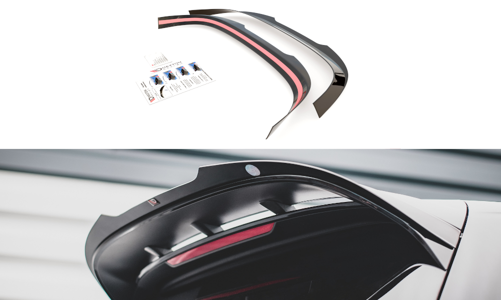 Maxton Design - Spoiler Cap V.2 Volkswagen Golf R / GTI Clubsport MK8 ...