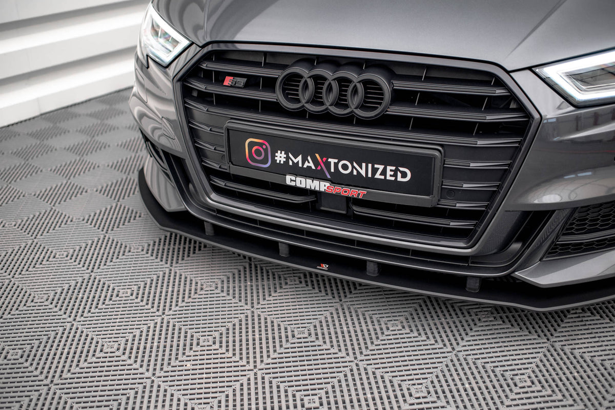 Maxton Design - Street Pro Front Splitter Audi S3 & A3 S-Line Sportback ...