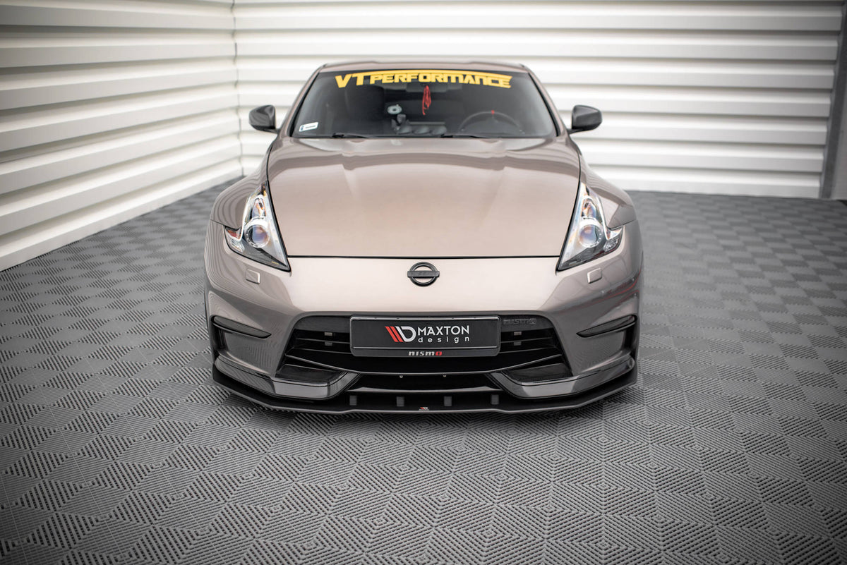 Maxton Design - Street Pro Front Splitter Nissan 370Z Nismo Facelift ...