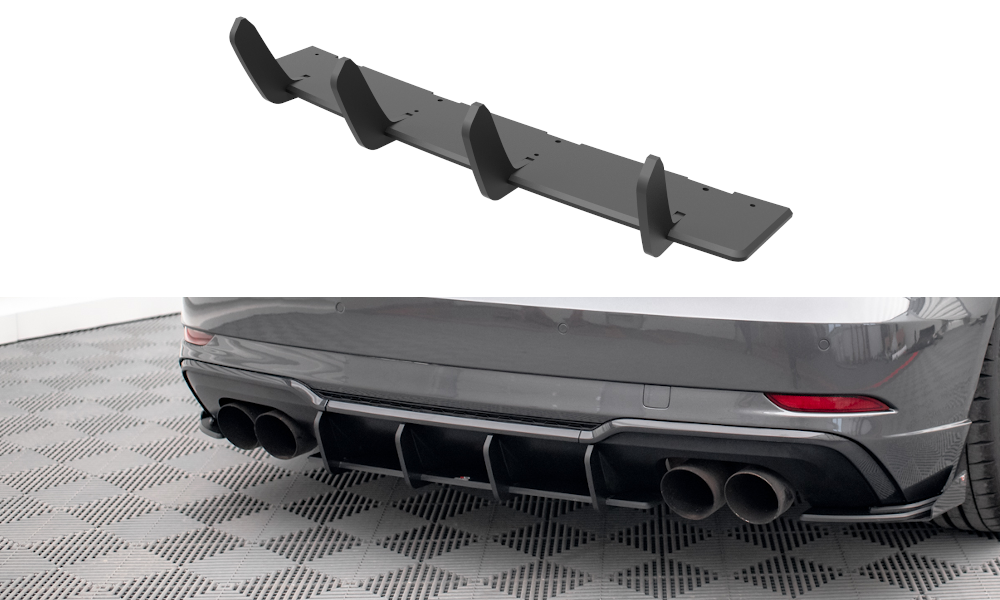 Maxton Design - Street Pro Rear Diffuser Audi S3 Sportback 8V Facelift ...