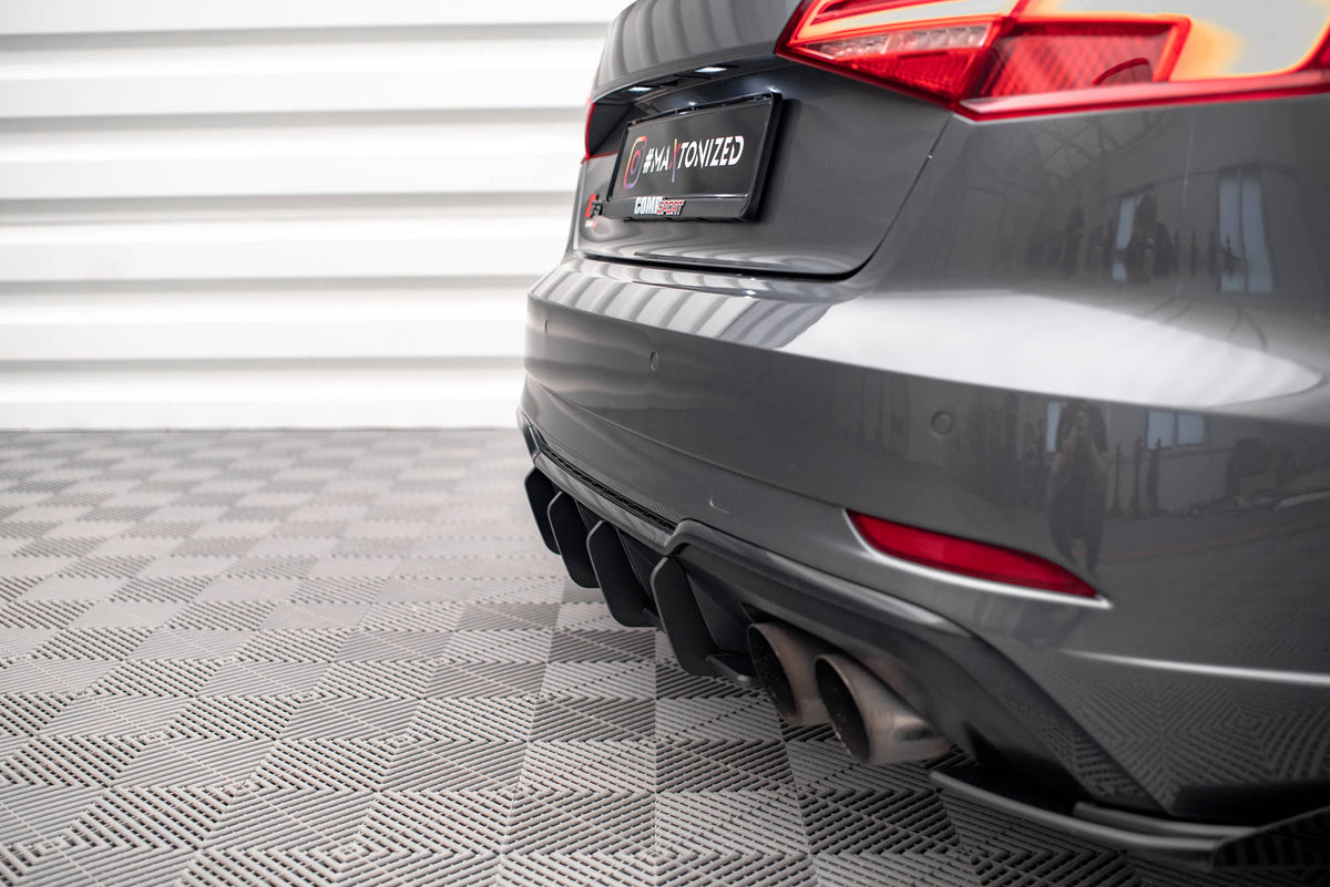 Maxton Design - Street Pro Rear Diffuser Audi S3 Sportback 8V Facelift ...