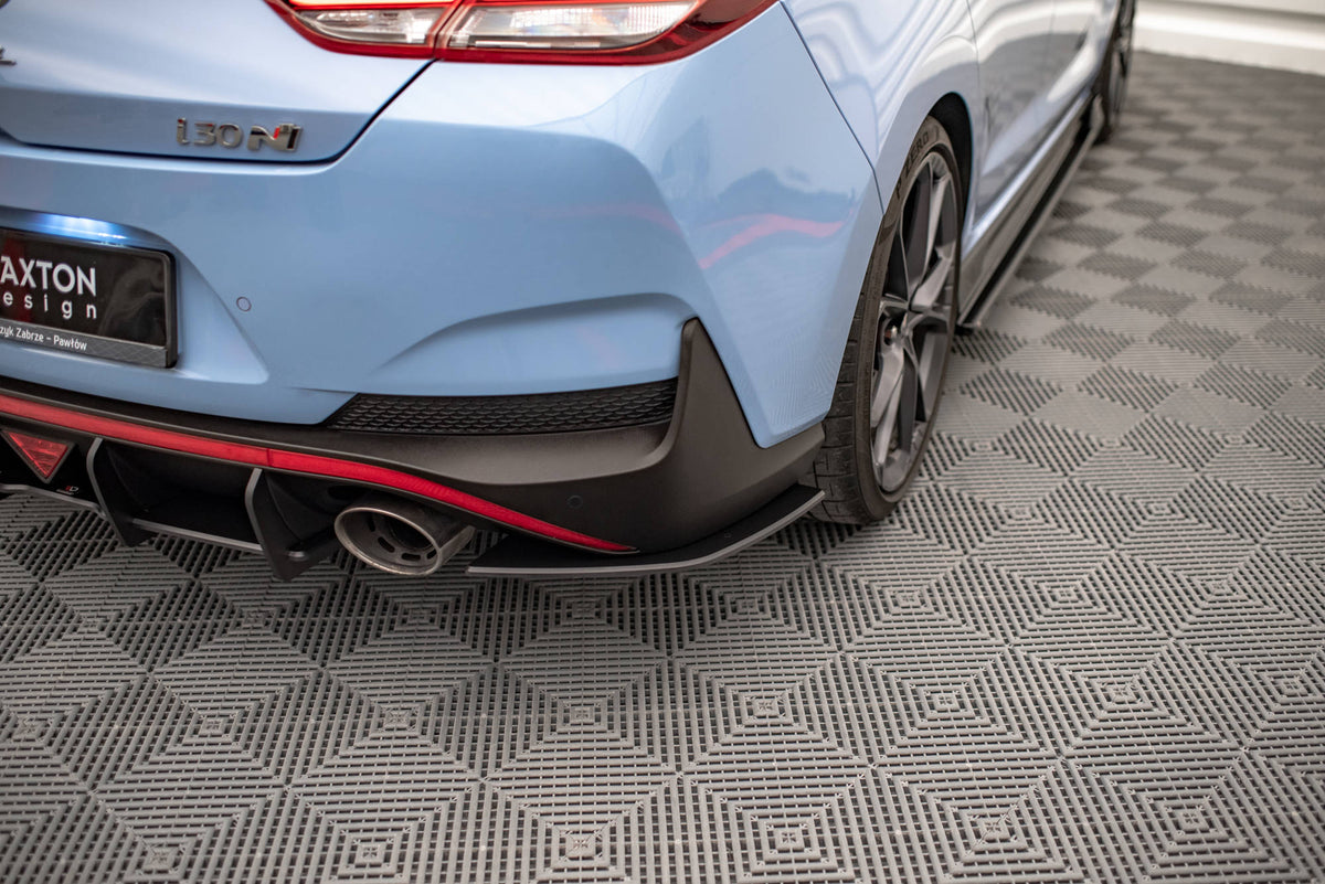 Maxton Design - Street Pro Rear Side Splitters Hyundai I30N Fastback ...