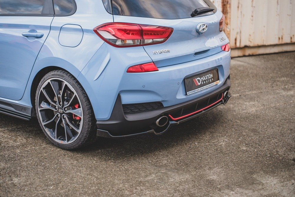 Maxton Design - Central Rear Splitter Hyundai I30N MK3 Hatchback ...