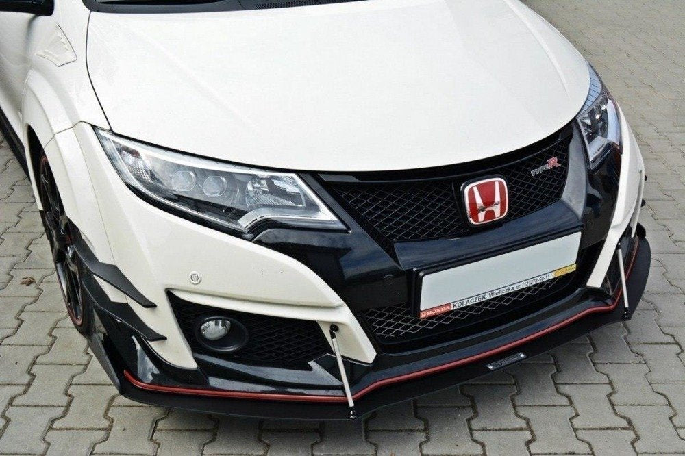 Maxton Design - Racing Front Splitter V.2 Honda Civic MK9 Type R (FK2 ...