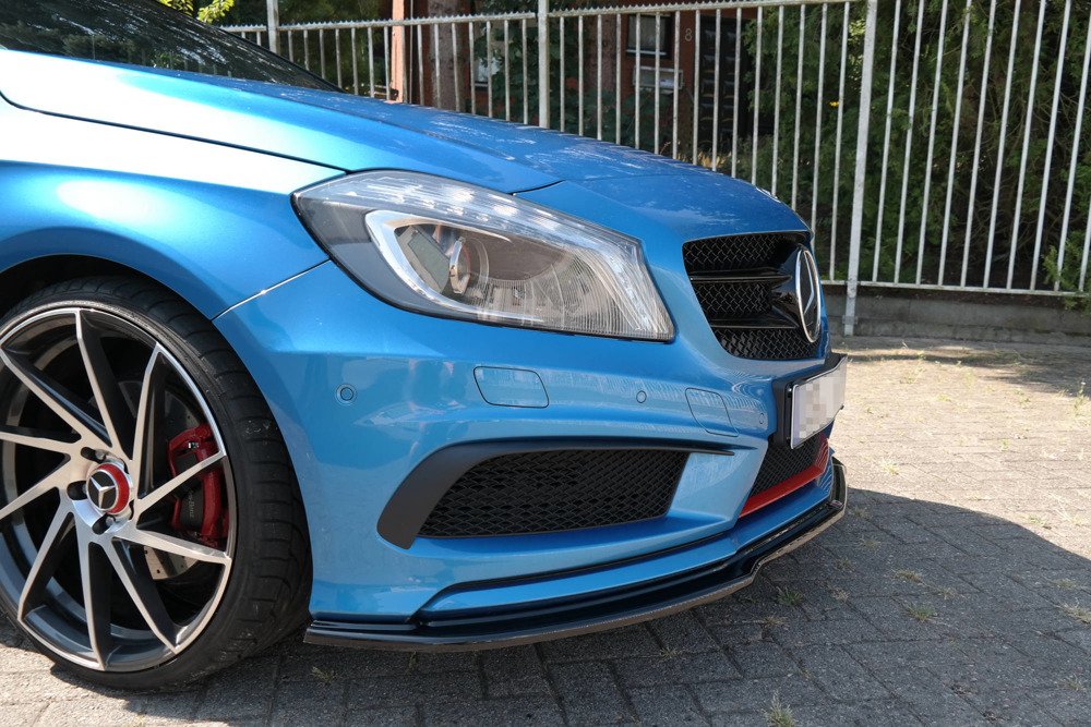 Maxton Design - Front Splitter Mercedes Benz A-Class W176 AMG-Line (Pre ...