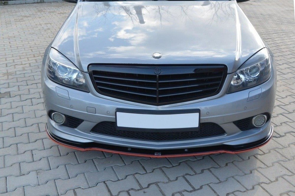 Maxton Design - Front Splitter Mercedes Benz C-Class Sedan/Estate AMG ...