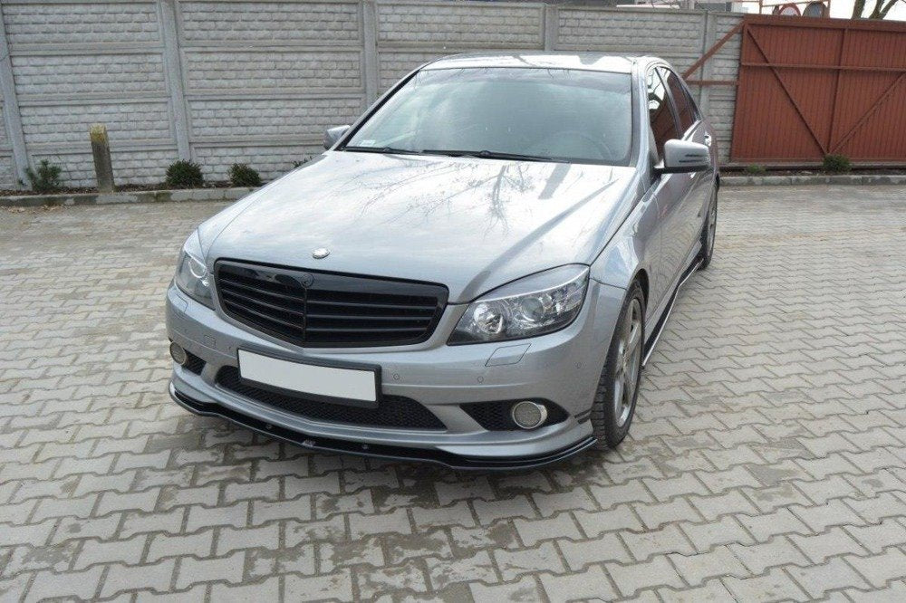 Maxton Design - Front Splitter Mercedes Benz C-Class Sedan/Estate AMG ...