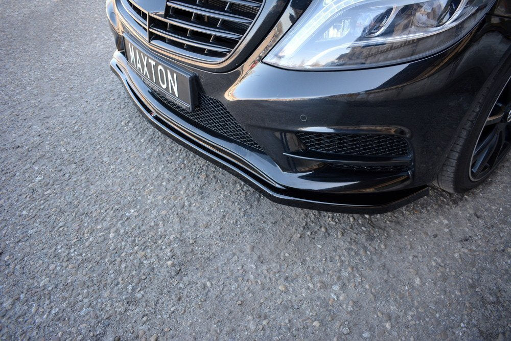 Maxton Design - Front Splitter V.1 Mercedes Benz S-Class W222 AMG-Line ...
