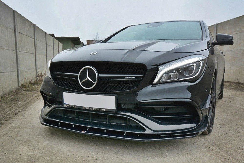 Maxton Design - Front Splitter V.1 Mercedes Benz CLA 45 AMG C117 ...