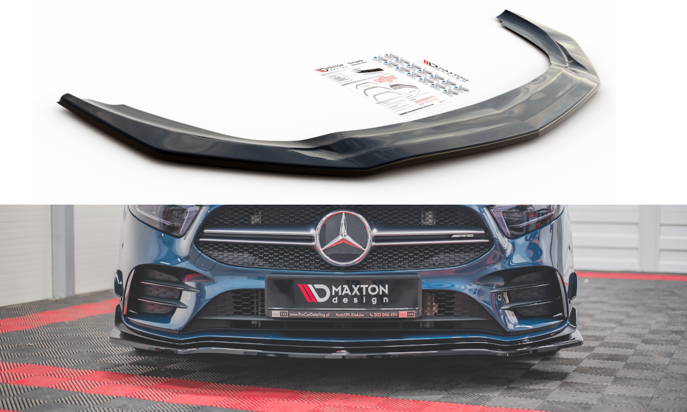 Maxton Design - Front Splitter V.1 Mercedes Benz A35 AMG Aero W177 ...