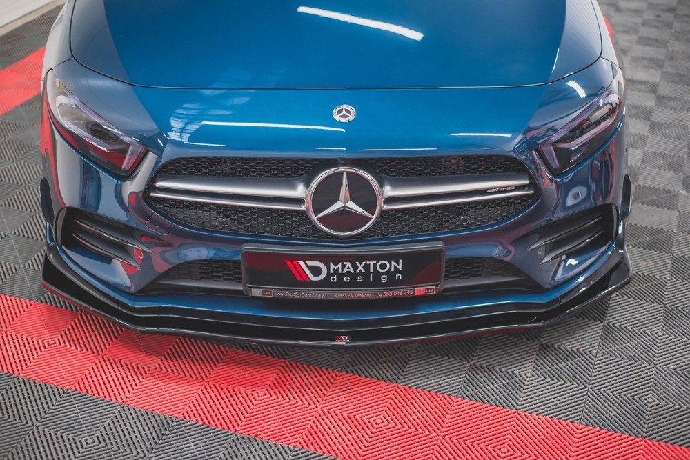 Maxton Design - Front Splitter V.1 Mercedes Benz A35 AMG Aero W177 ...