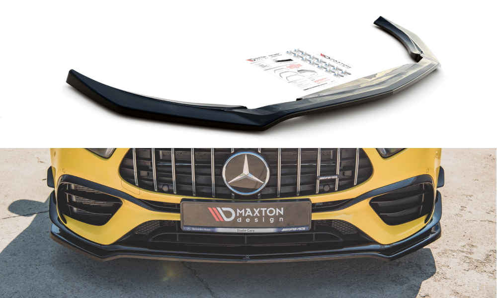 Maxton Design - Front Splitter V.1 Mercedes Benz A45 S AMG Aero Pack ...