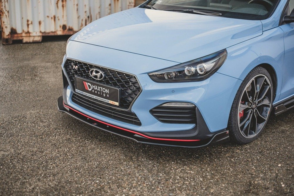 Maxton Design - Front Splitter V.3 for Hyundai I30N MK3 Hatchback ...