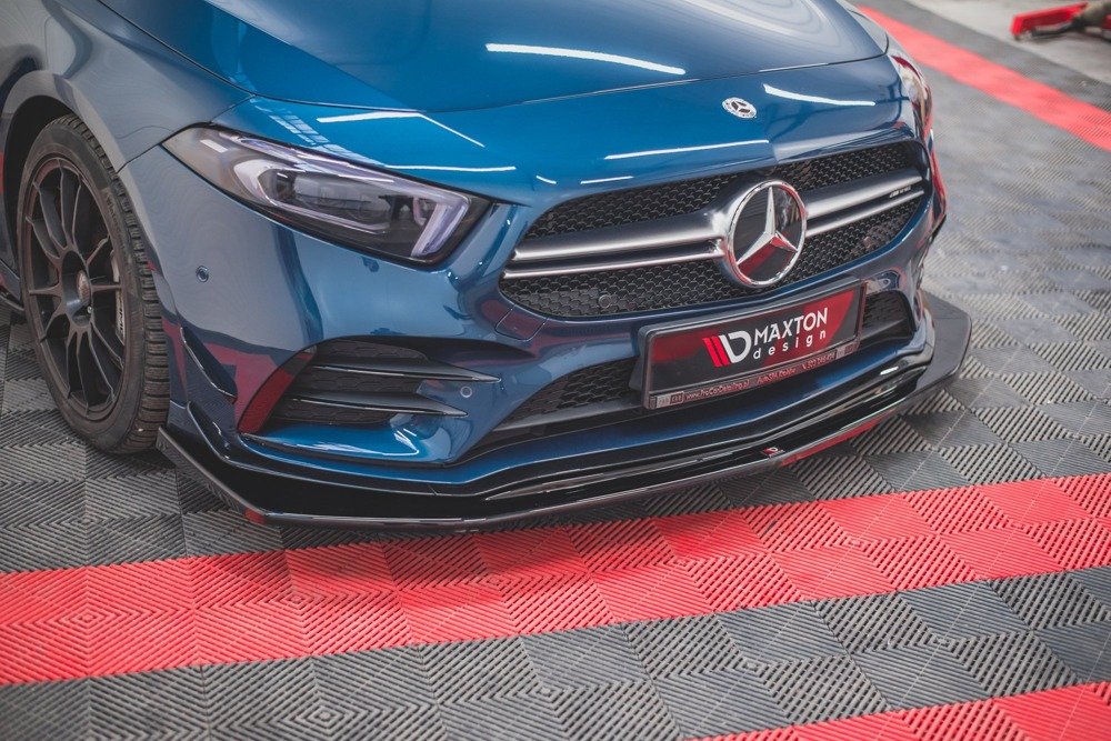 Maxton Design - Front Splitter V.3 Mercedes Benz A35 AMG Aero W177 ...
