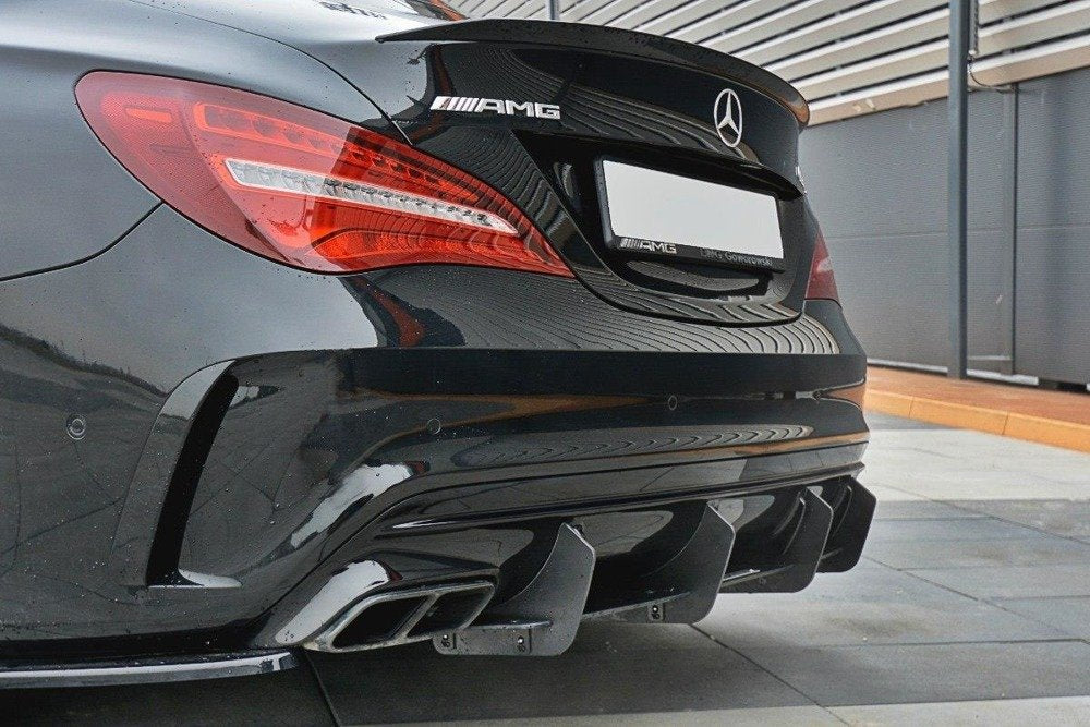 Maxton Design - Rear Diffuser V.1 Mercedes Benz CLA 45 AMG C117 ...
