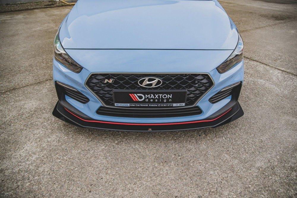 Maxton Design - Racing Durability Front Splitter + Flaps Hyundai I30N ...