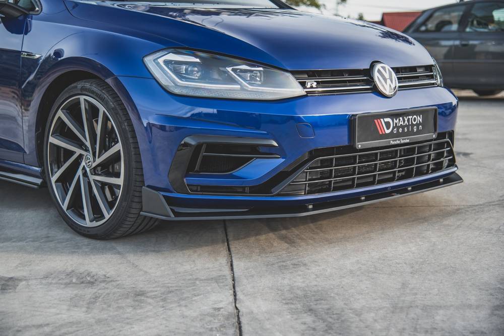 Maxton Design - Racing Durability Front Splitter V.2 Volkswagen Golf R ...