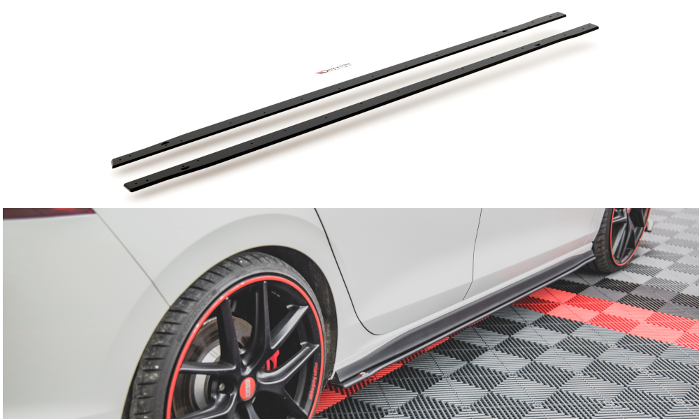 Maxton Design - Racing Durability Side Skirts Diffusers Volkswagen Golf ...