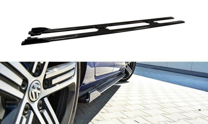 Maxton Design - Side Skirts Diffusers V.1 Volkswagen Golf R / R-Line ...