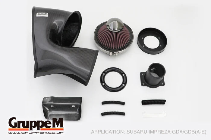 GruppeM - Carbon Fiber Air Intake Subaru Impreza WRX/STI MK2 - FR-0406