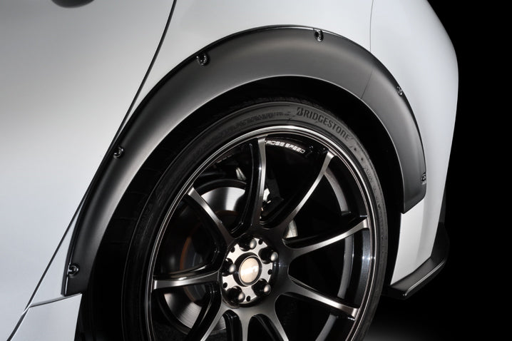 "TOM'S Racing" Over Fender (Flat Black) Toyota Corolla Hatchback ...