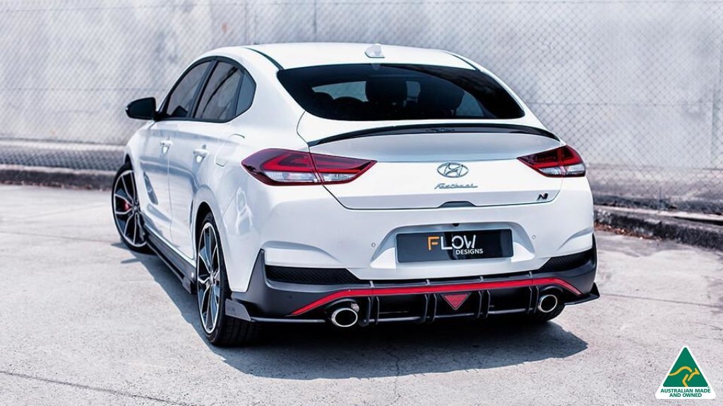 Flow Designs - Rear Splitters Hyundai I30N Fastback Mk3 | Royal Body Kits