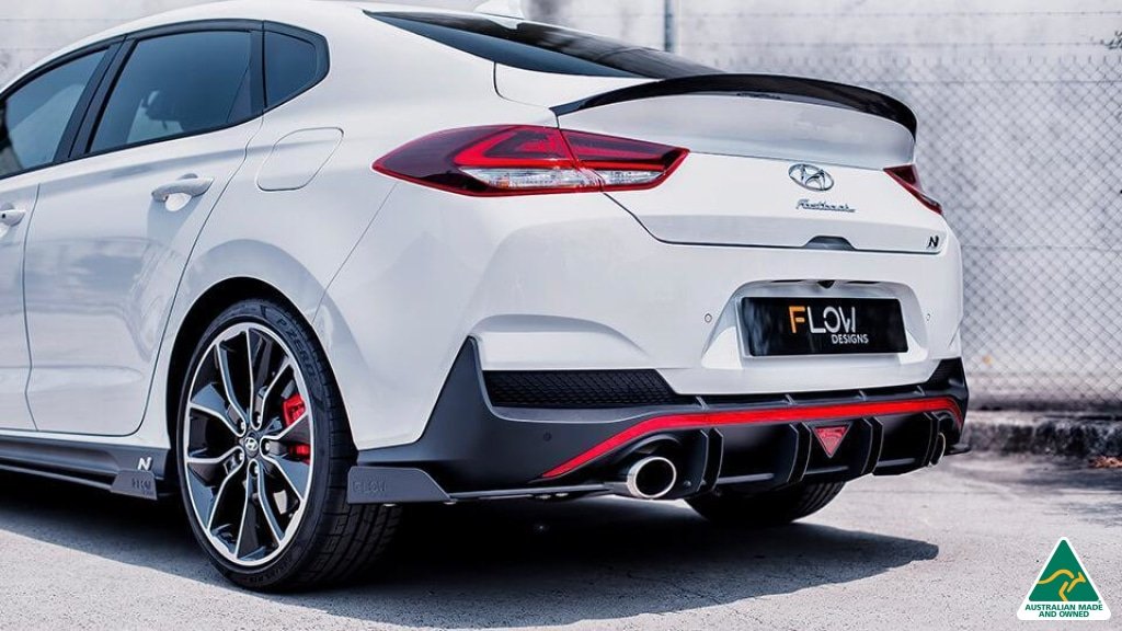 Flow Designs - Rear Splitters Hyundai I30N Fastback Mk3 | Royal Body Kits