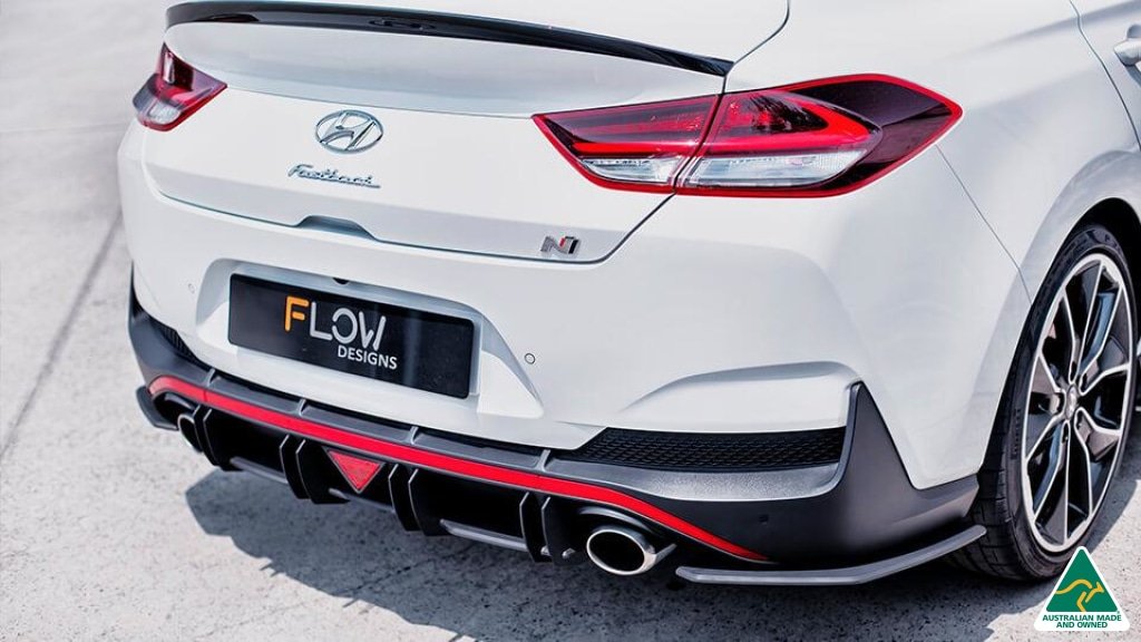 Flow Designs - Rear Diffuser Hyundai I30N Fastback Mk3 Pre-Facelift ...